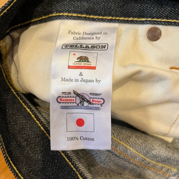 Tellason | Jeans | Tellason Gustave Slim Tapered Slim Selvedge 25oz ...